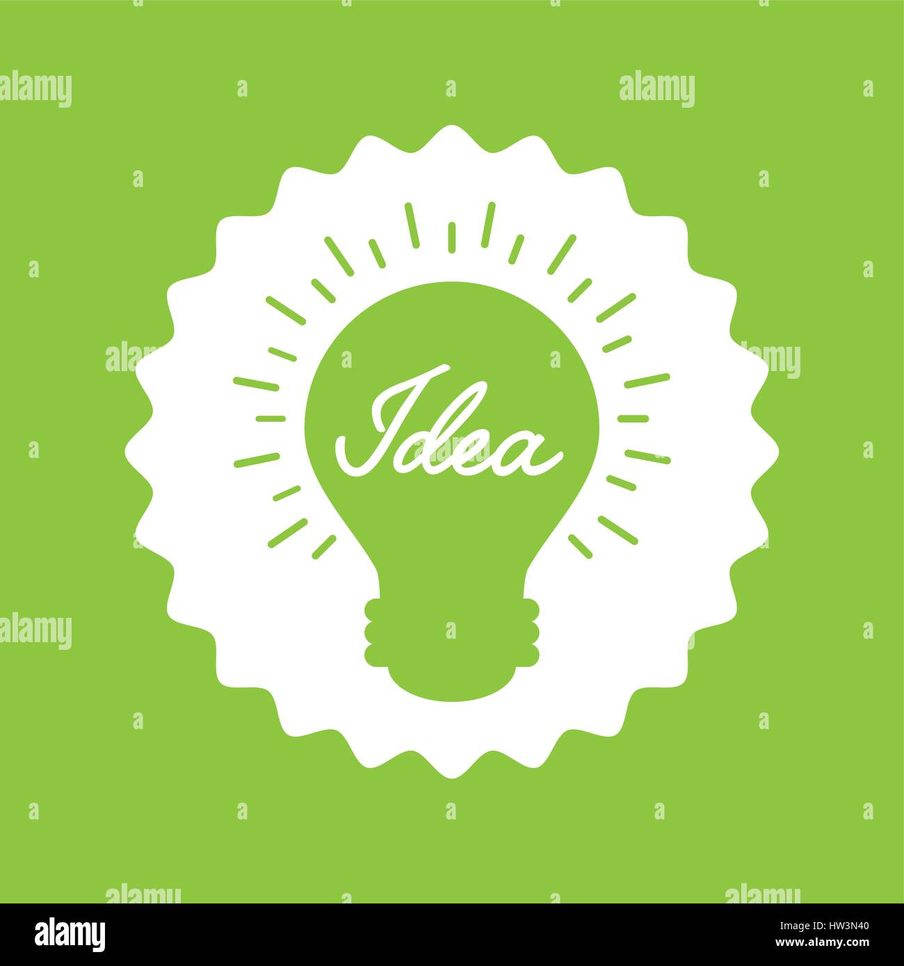 green idea concept Stock Vector Image & Art - Alamy