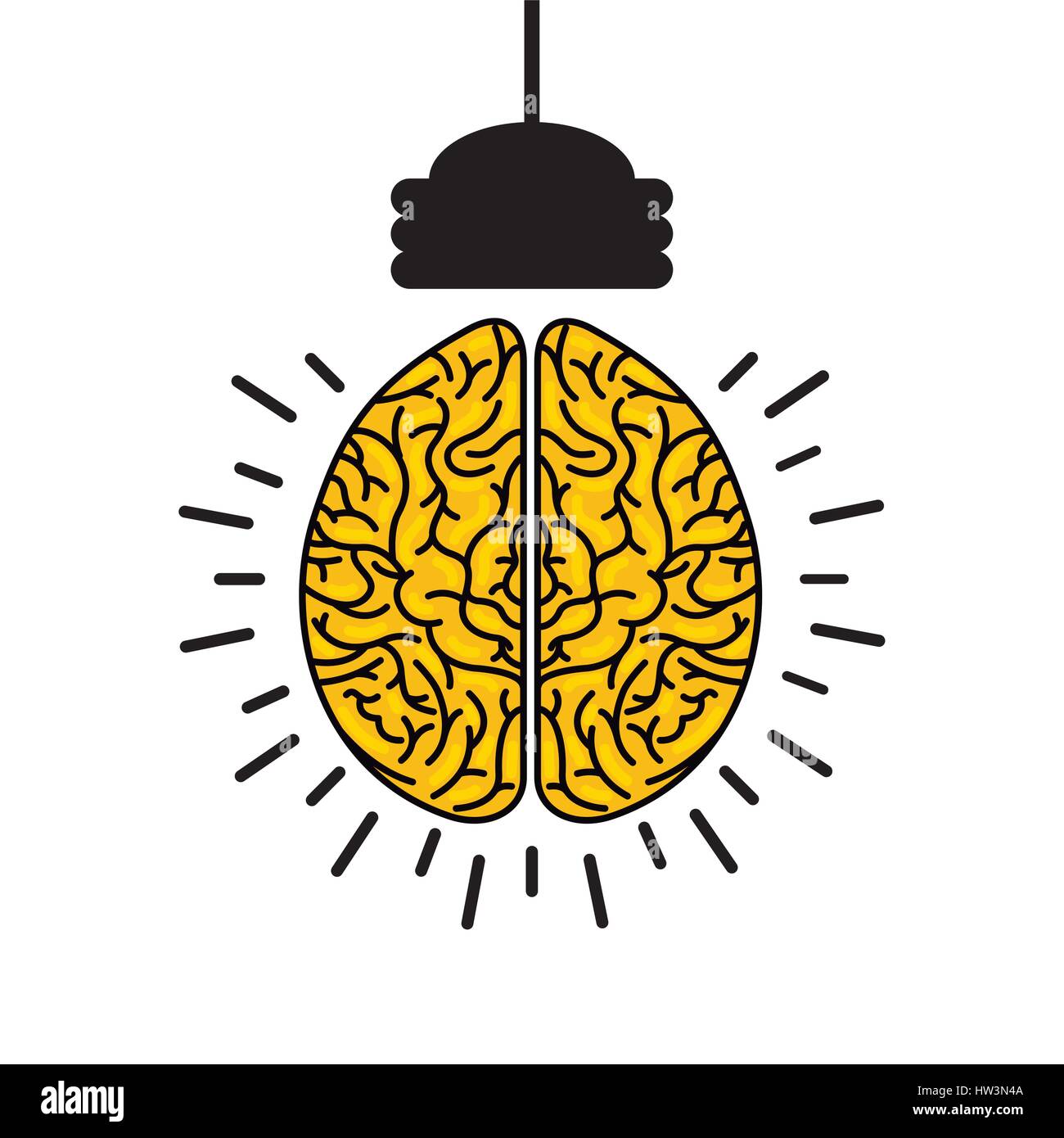 human brain design Stock Vector Image & Art - Alamy