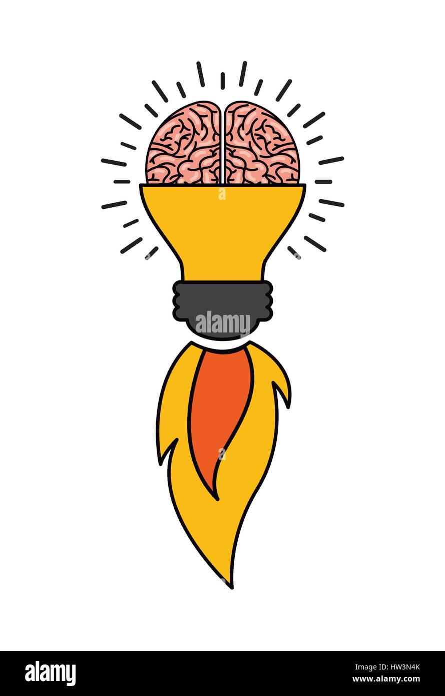 human brain design Stock Vector Image & Art - Alamy