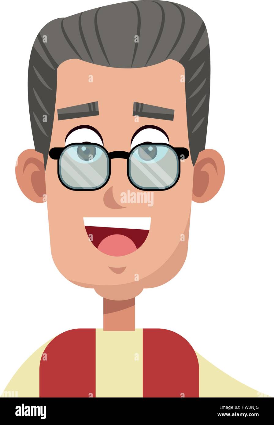 old man cartoon icon Stock Vector Image & Art - Alamy