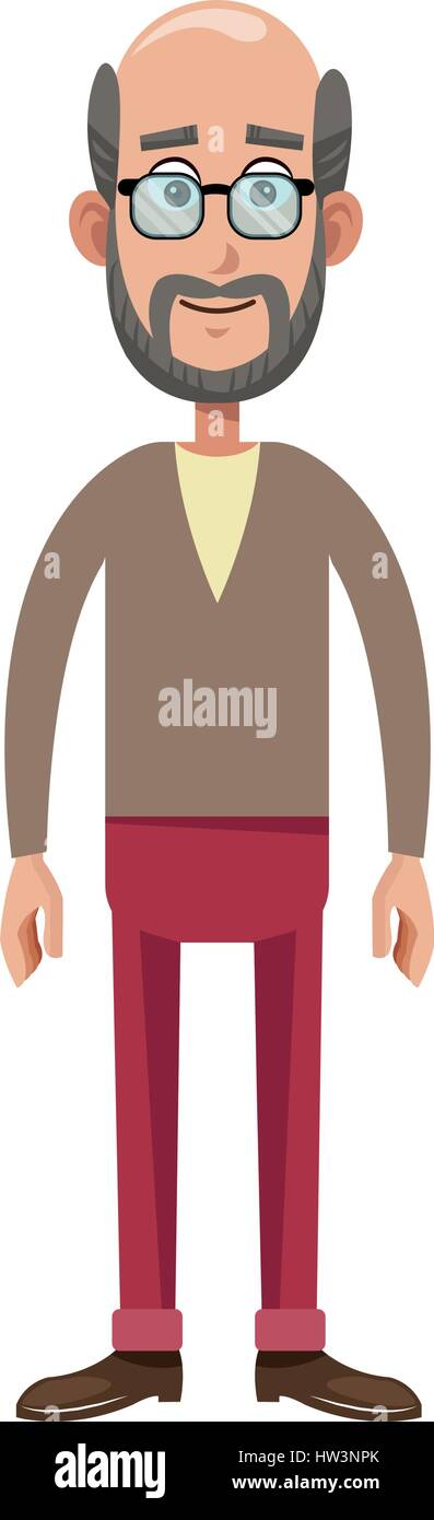 old man cartoon icon Stock Vector Image & Art - Alamy