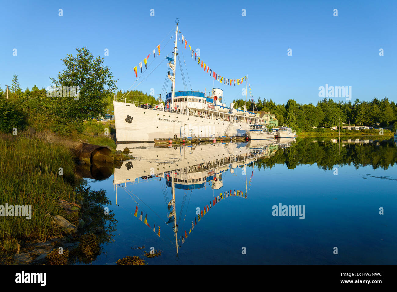 Canadian Princess floating resort, Ucluelet, British Columbia, Canada ...