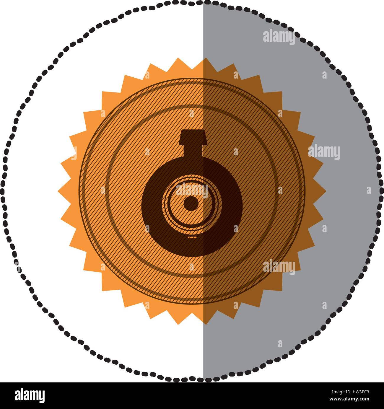Black sawtooth frame Stock Vector Images - Alamy