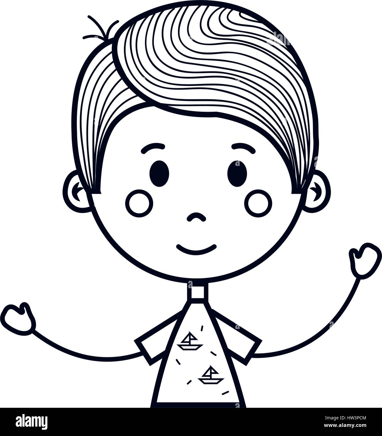 boy cartoon icon Stock Vector Image & Art - Alamy