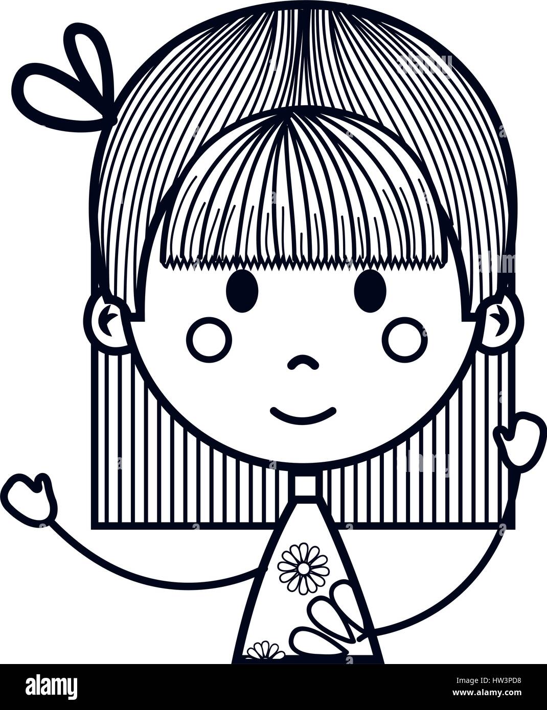 girl cartoon icon Stock Vector Image & Art - Alamy