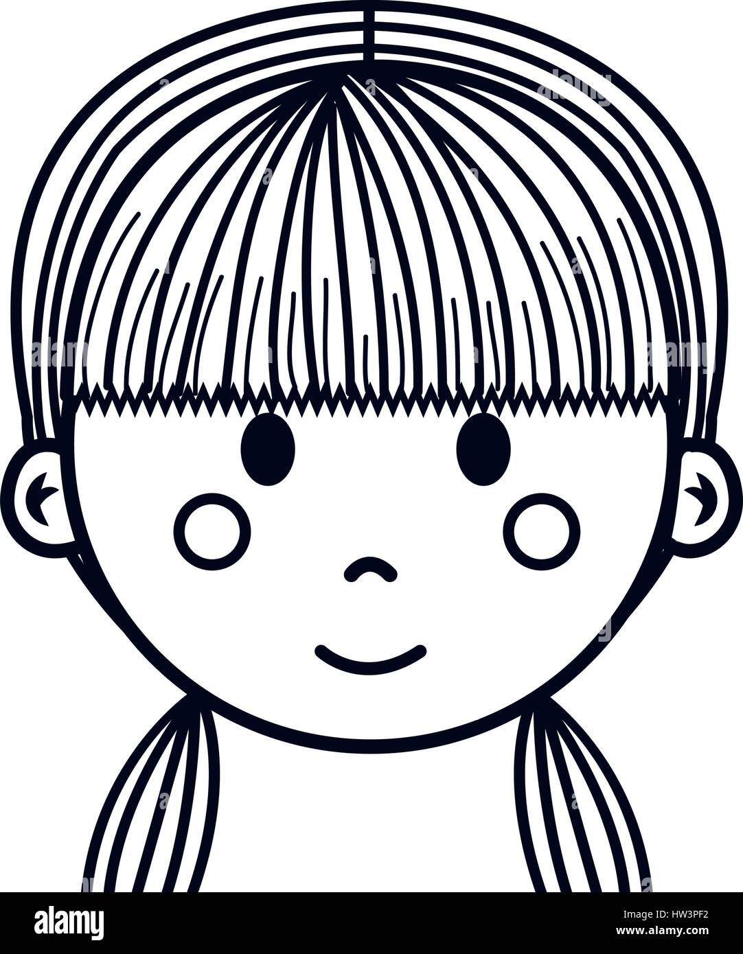 girl cartoon icon Stock Vector Image & Art - Alamy
