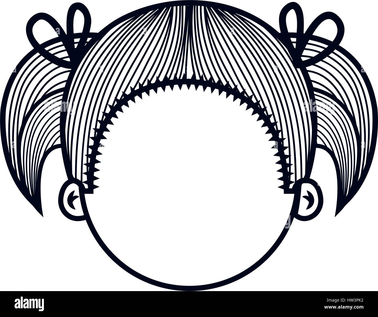 girl face icon Stock Vector Image & Art - Alamy