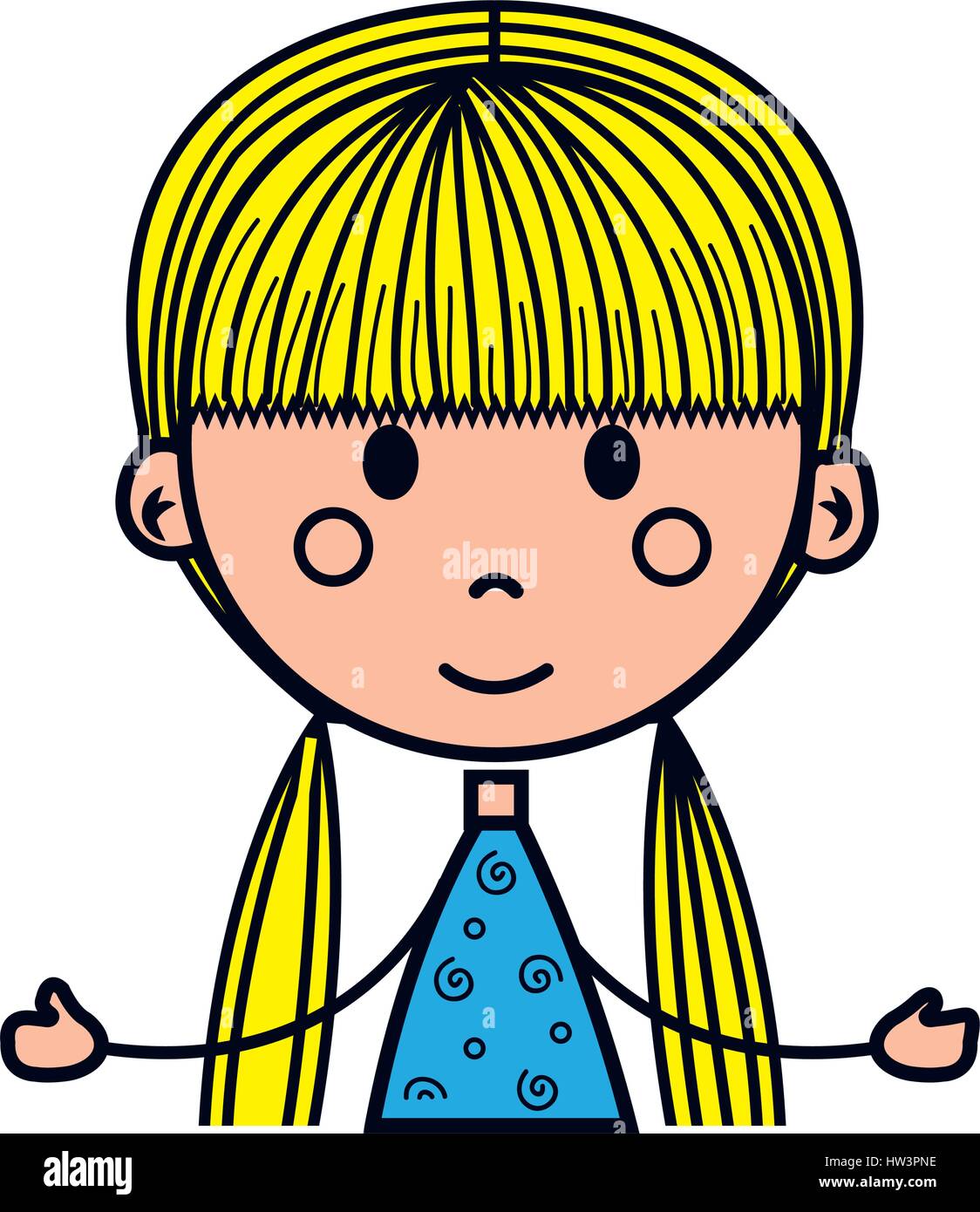 girl cartoon icon Stock Vector Image & Art - Alamy