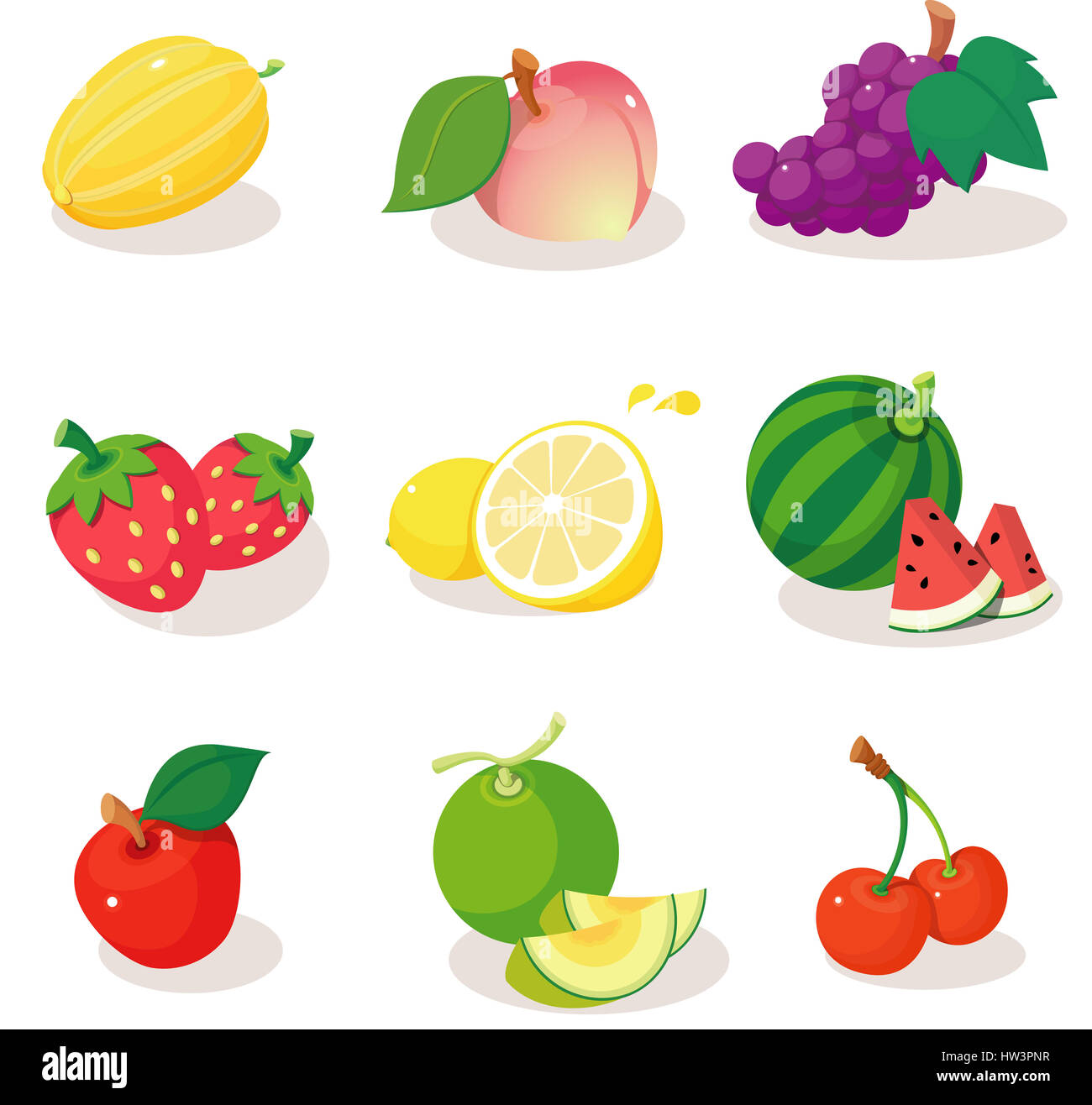 Clipart Fruit In Colour