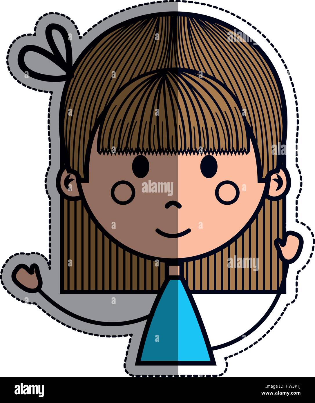girl cartoon icon Stock Vector Image & Art - Alamy