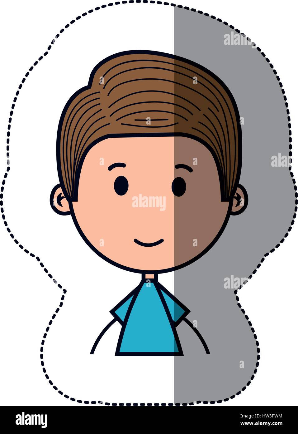 boy cartoon icon Stock Vector Image & Art - Alamy
