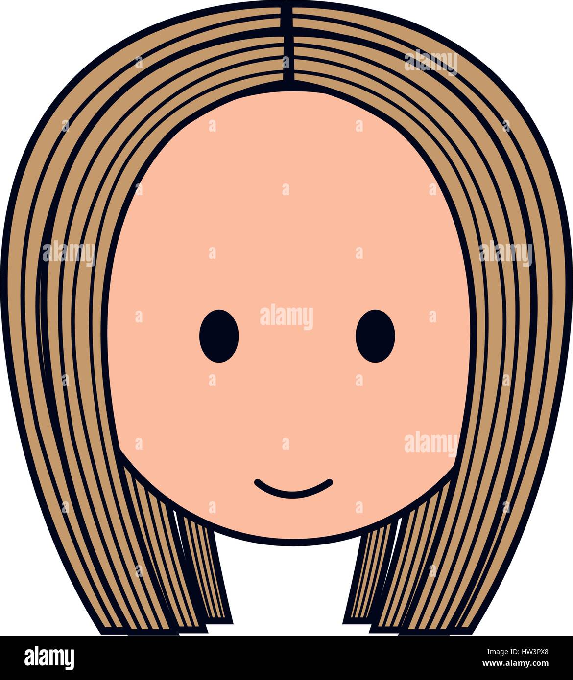 girl cartoon icon Stock Vector Image & Art - Alamy