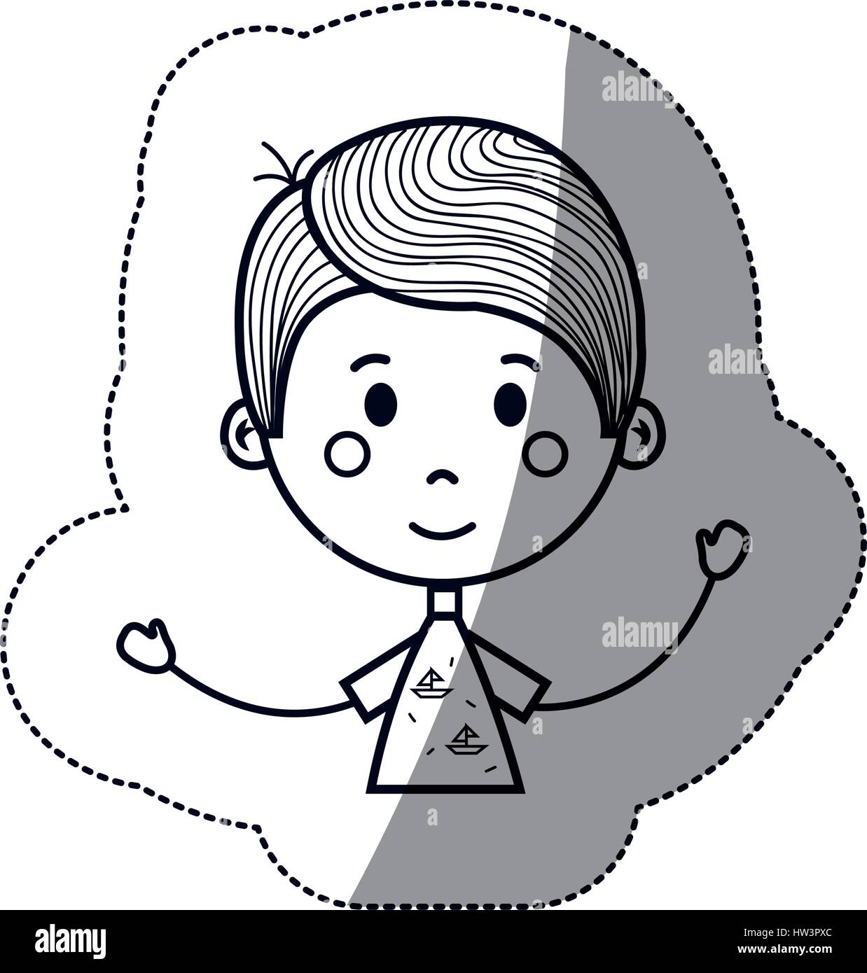 boy cartoon icon Stock Vector Image & Art - Alamy