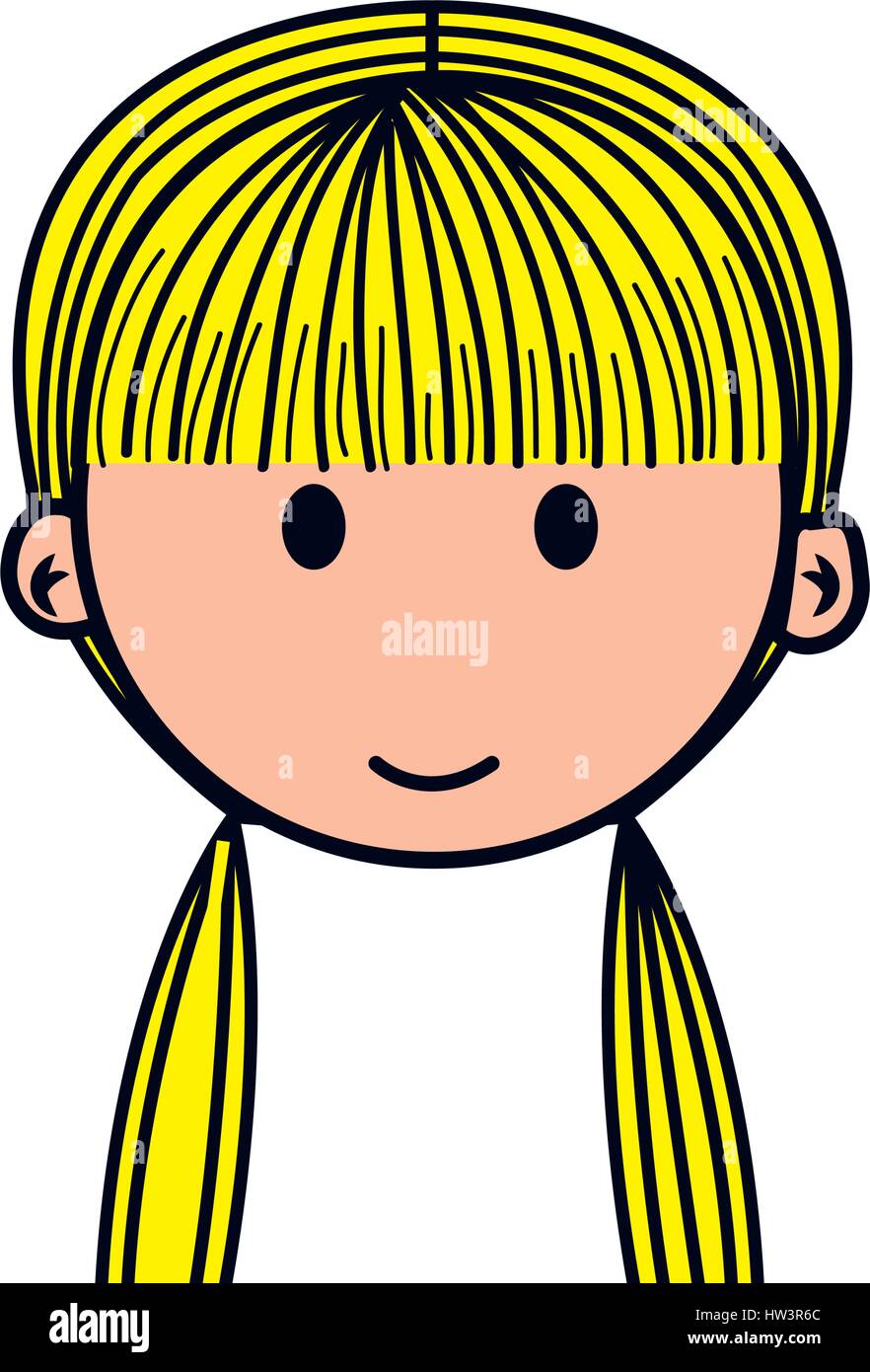 girl cartoon icon Stock Vector Image & Art - Alamy