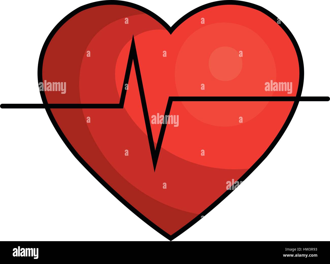 cardio heart icon Stock Vector Image & Art - Alamy