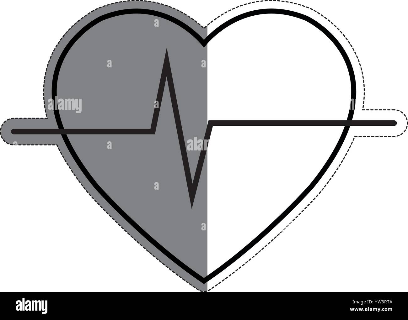 cardio heart icon Stock Vector Image & Art - Alamy