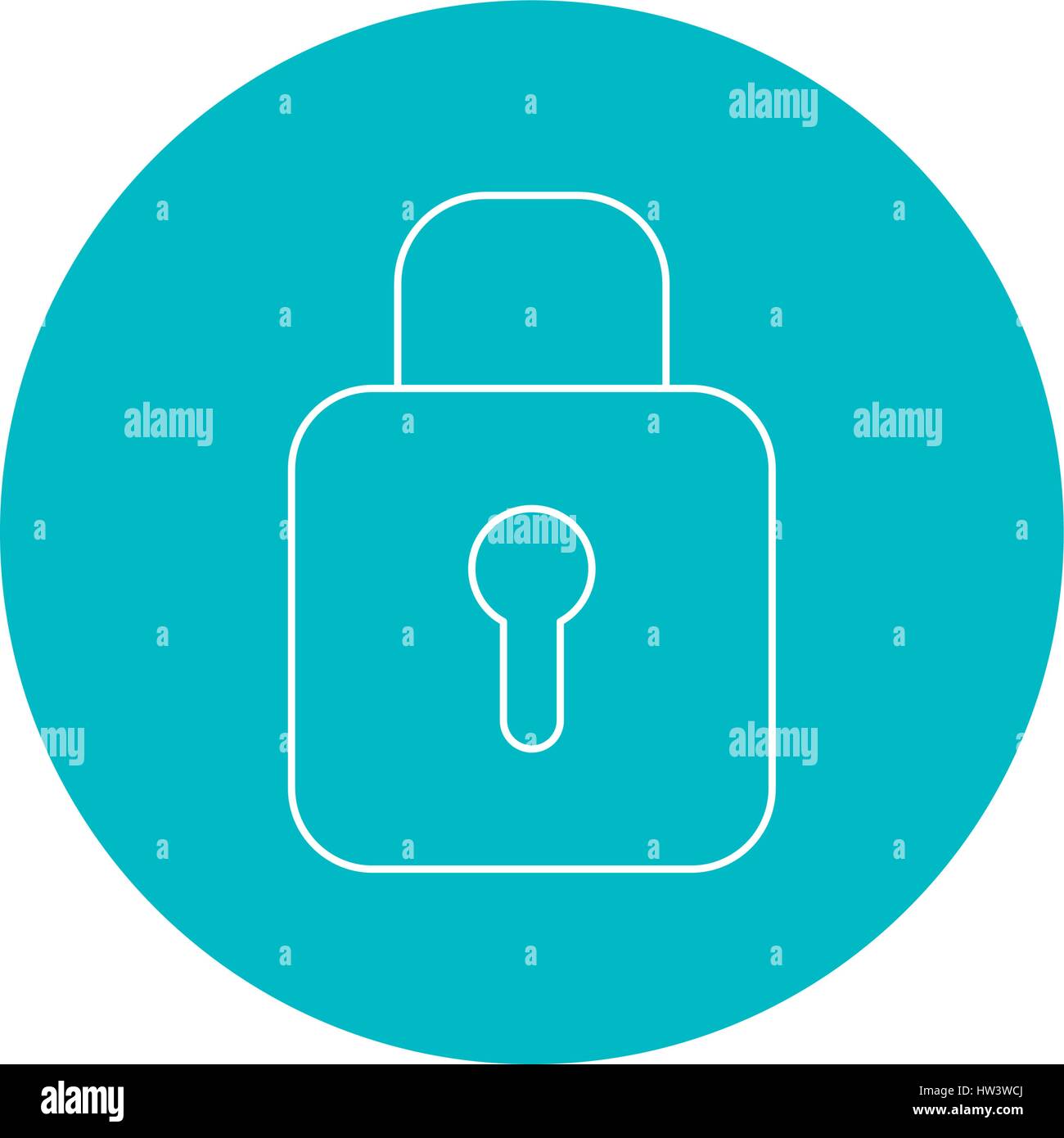 padlock icon image Stock Vector Image & Art - Alamy