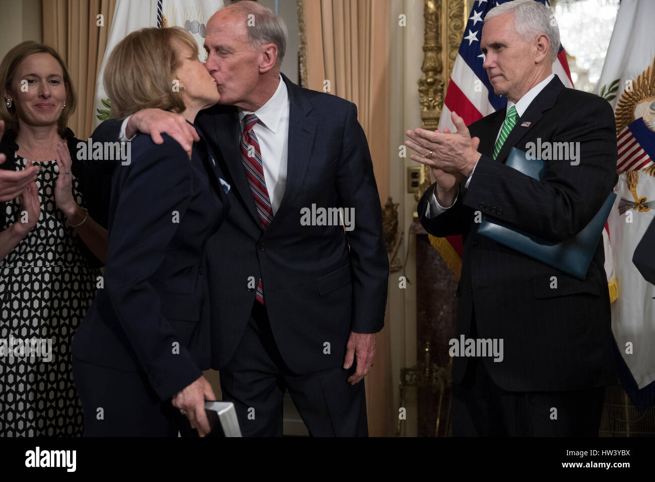 Washington, USA. 16th Mar, 2017. Director of National Intelligence Dan ...