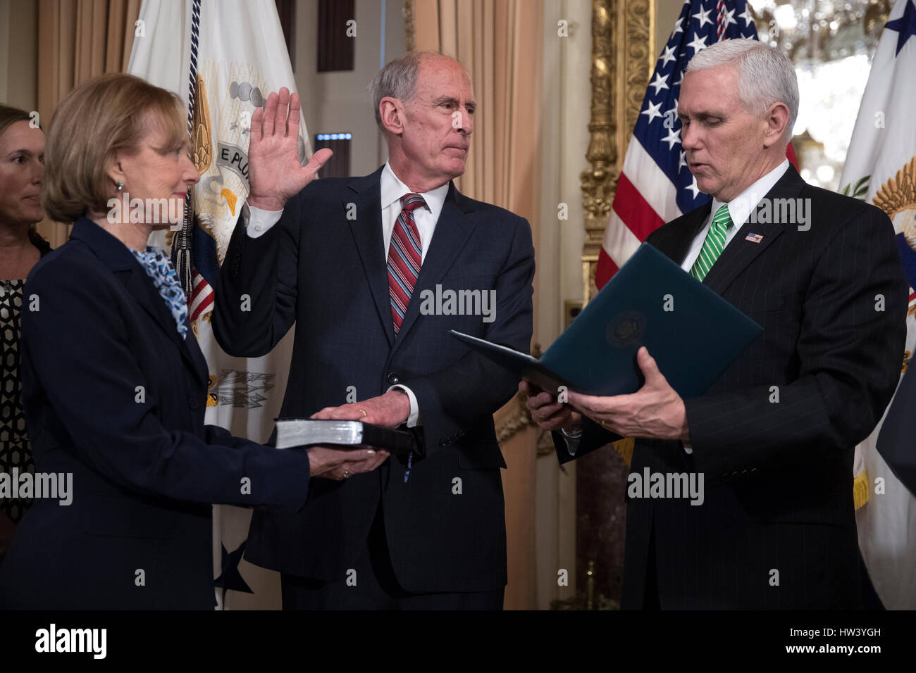 Washington, DC, USA. 16th Mar, 2017. United States Vice President Mike ...