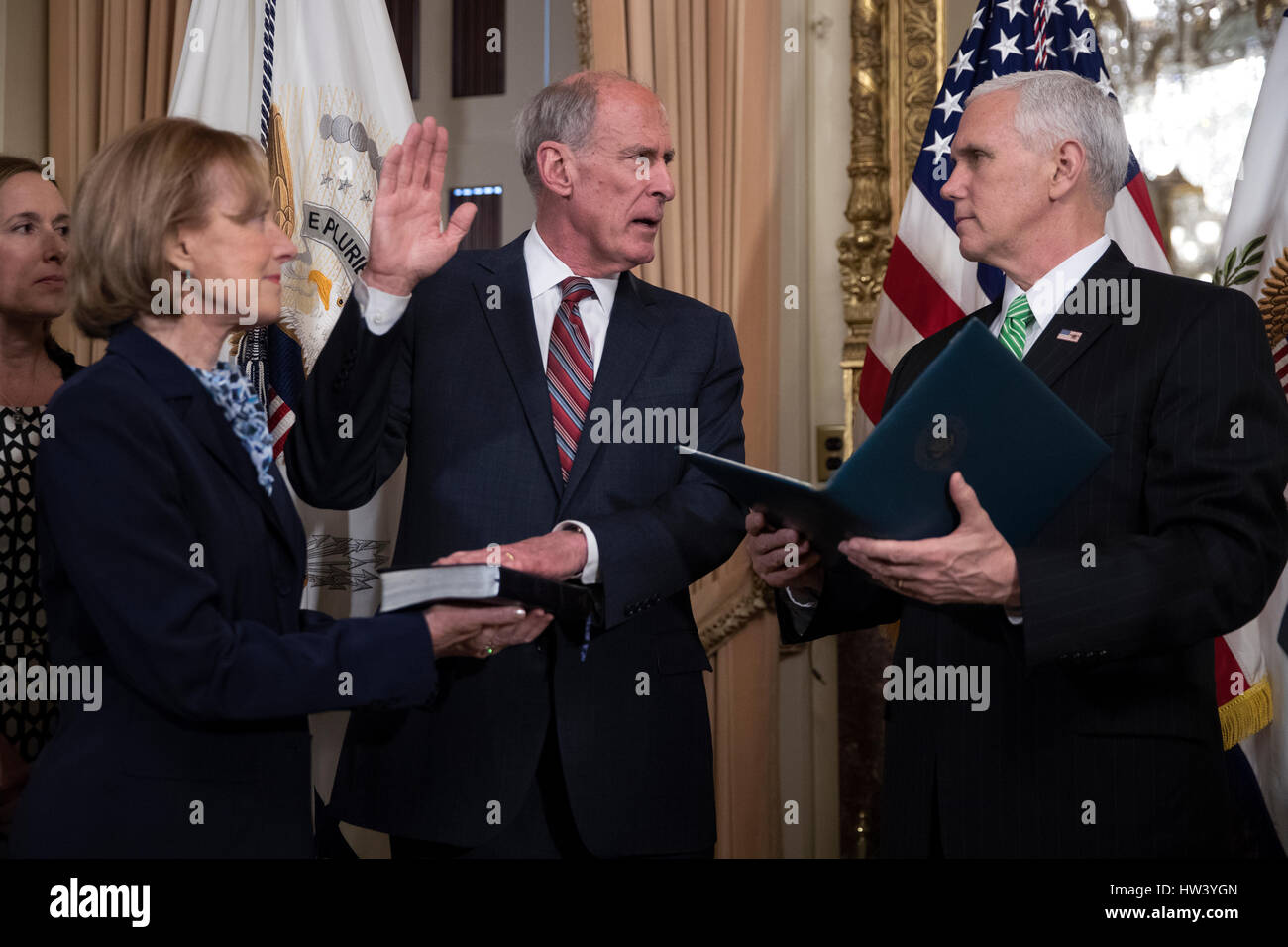 Washington, DC, USA. 16th Mar, 2017. United States Vice President Mike ...