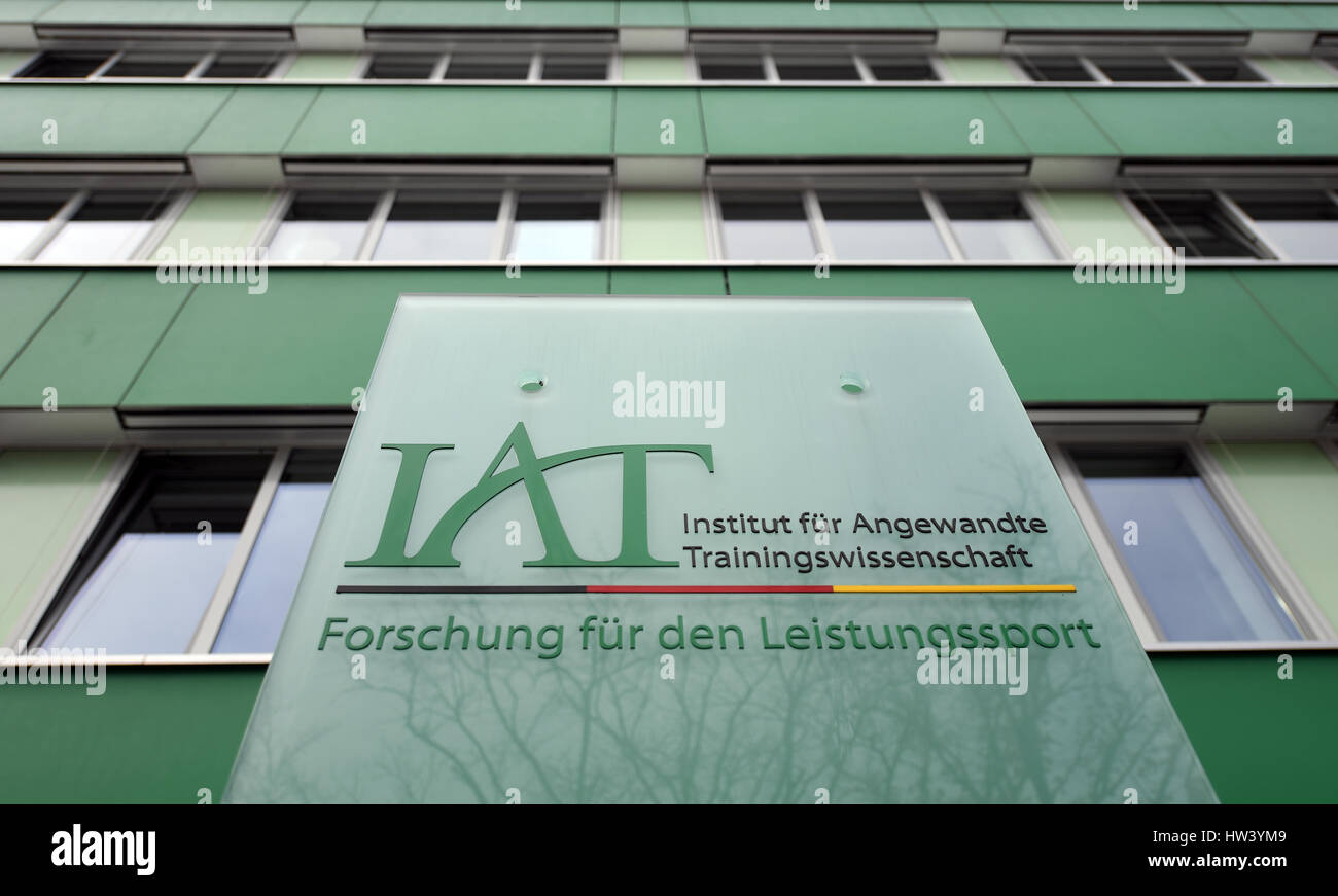Leipzig, Germany. 09th June, 2016. The logo of the Institute for ...