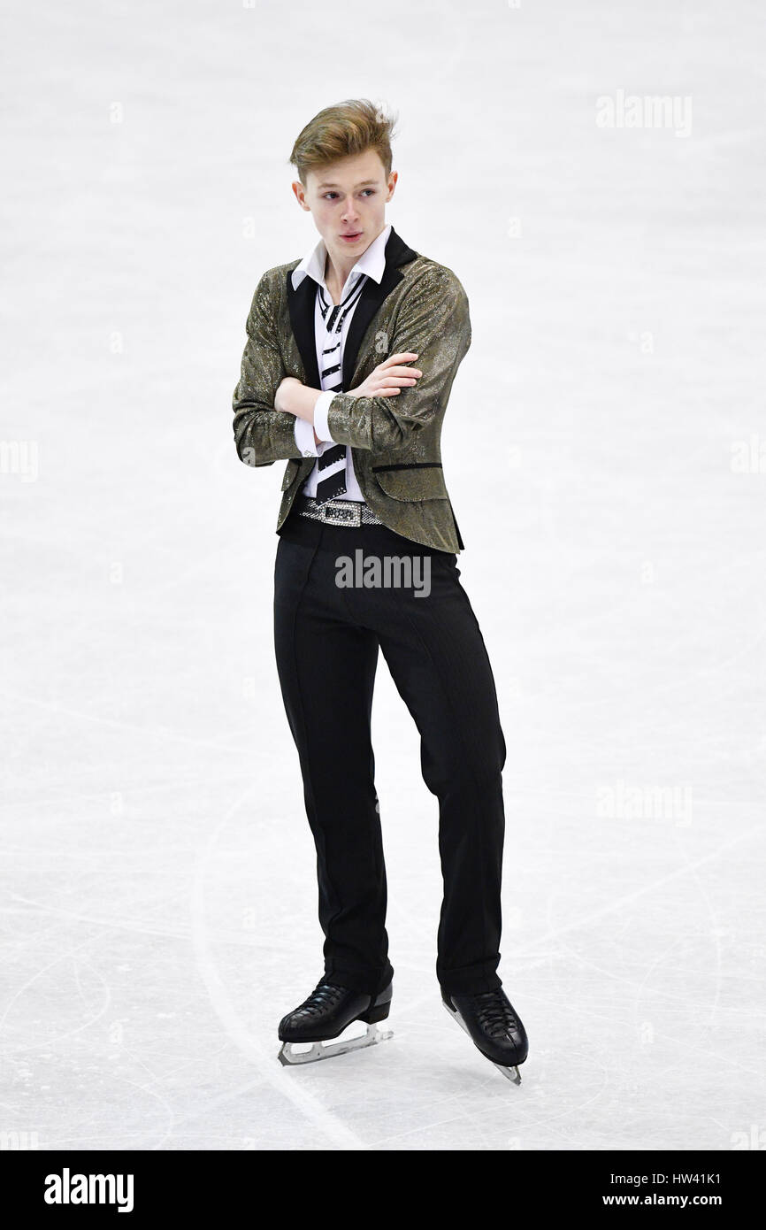 Taipei, Taiwan. 16th Mar, 2017. Alexander Petrov (RUS) Figure Skating ...