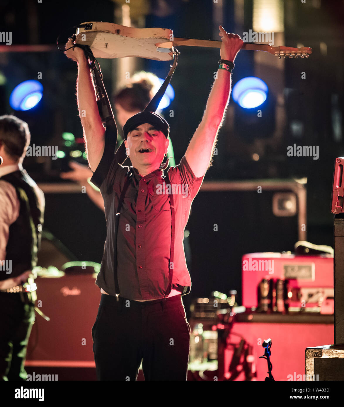 Las Vegas, NV, USA. 16th Mar, 2017. Flogging Molly performs at The ...
