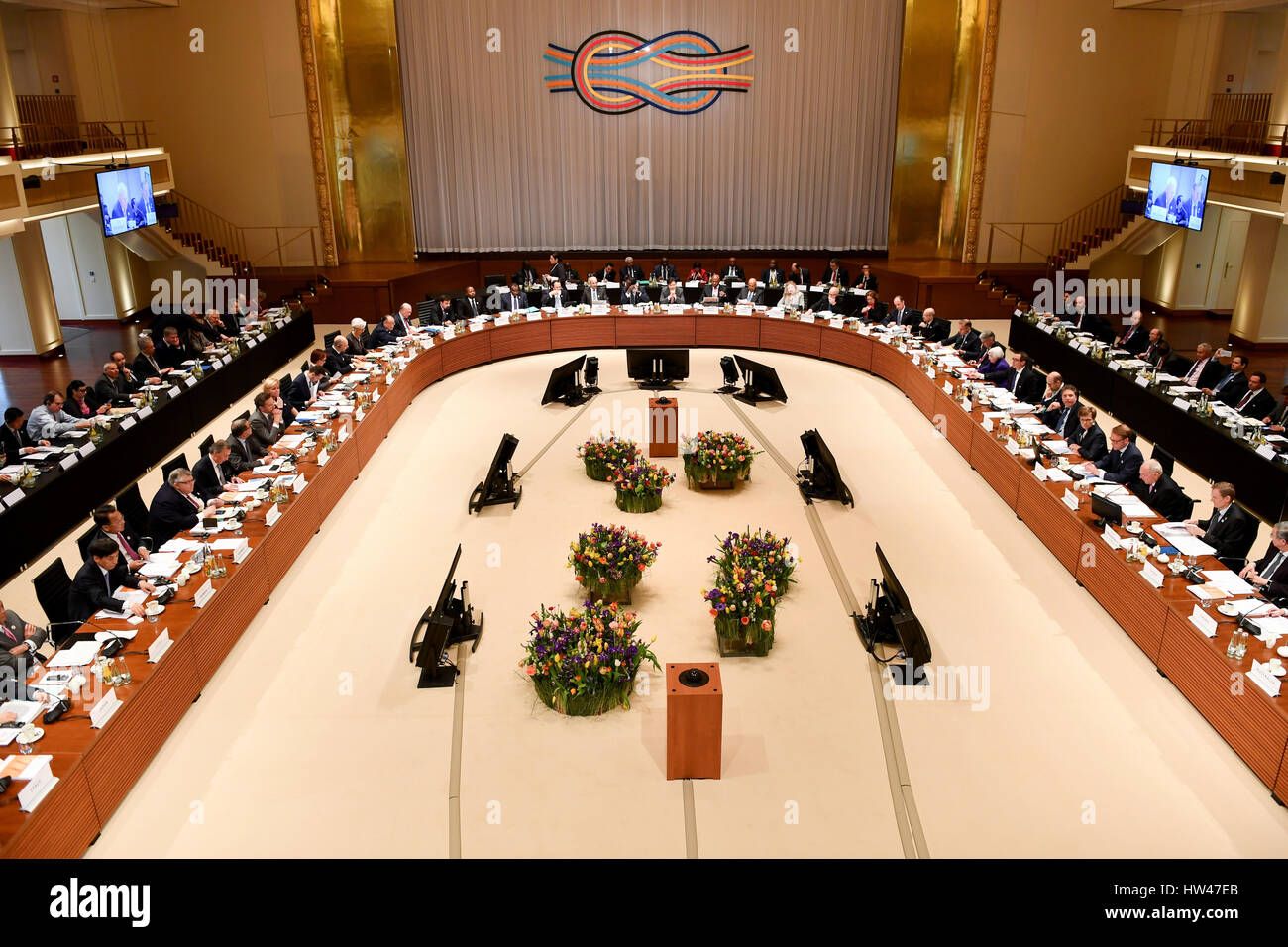 Baden-Baden, Germany. 17th Mar, 2017. G20 finance ministers and central ...