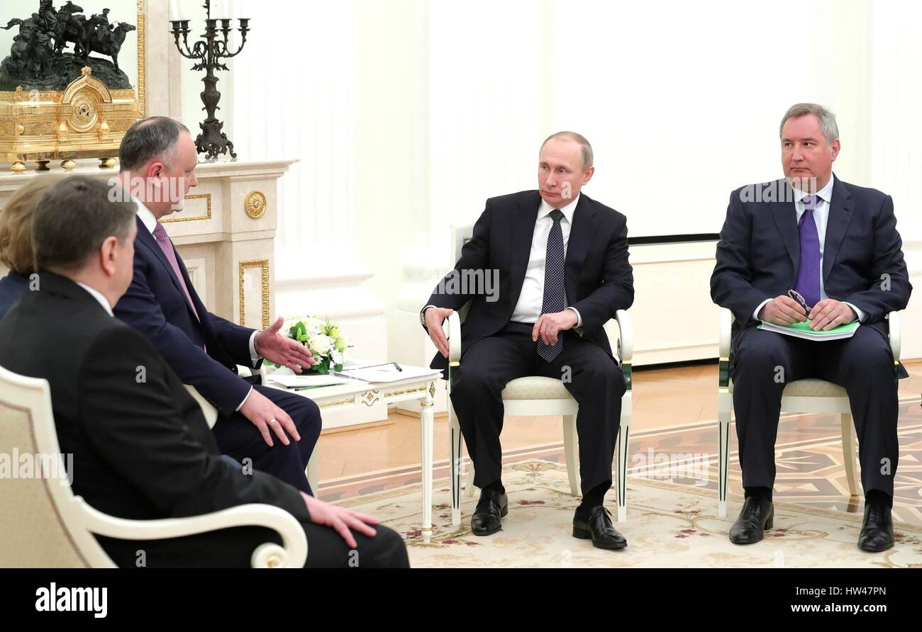 Moscow, Russia. 17th Mar, 2017. Russian President Vladimir Putin and ...