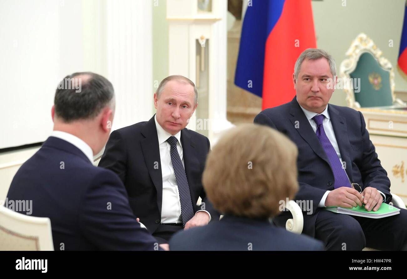 Moscow, Russia. 17th Mar, 2017. Russian President Vladimir Putin and ...
