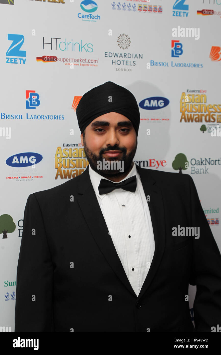 London, UK. 17th Mar, 2017. British Bake-Off contestant Rav Bansal ...