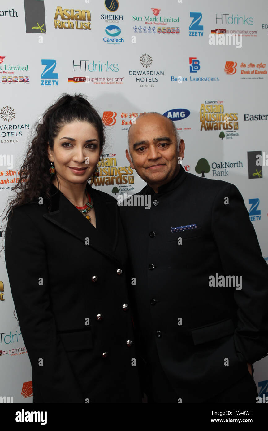 London, UK. 17th Mar, 2017. Afghani actress Malalai Zikria and actor ...