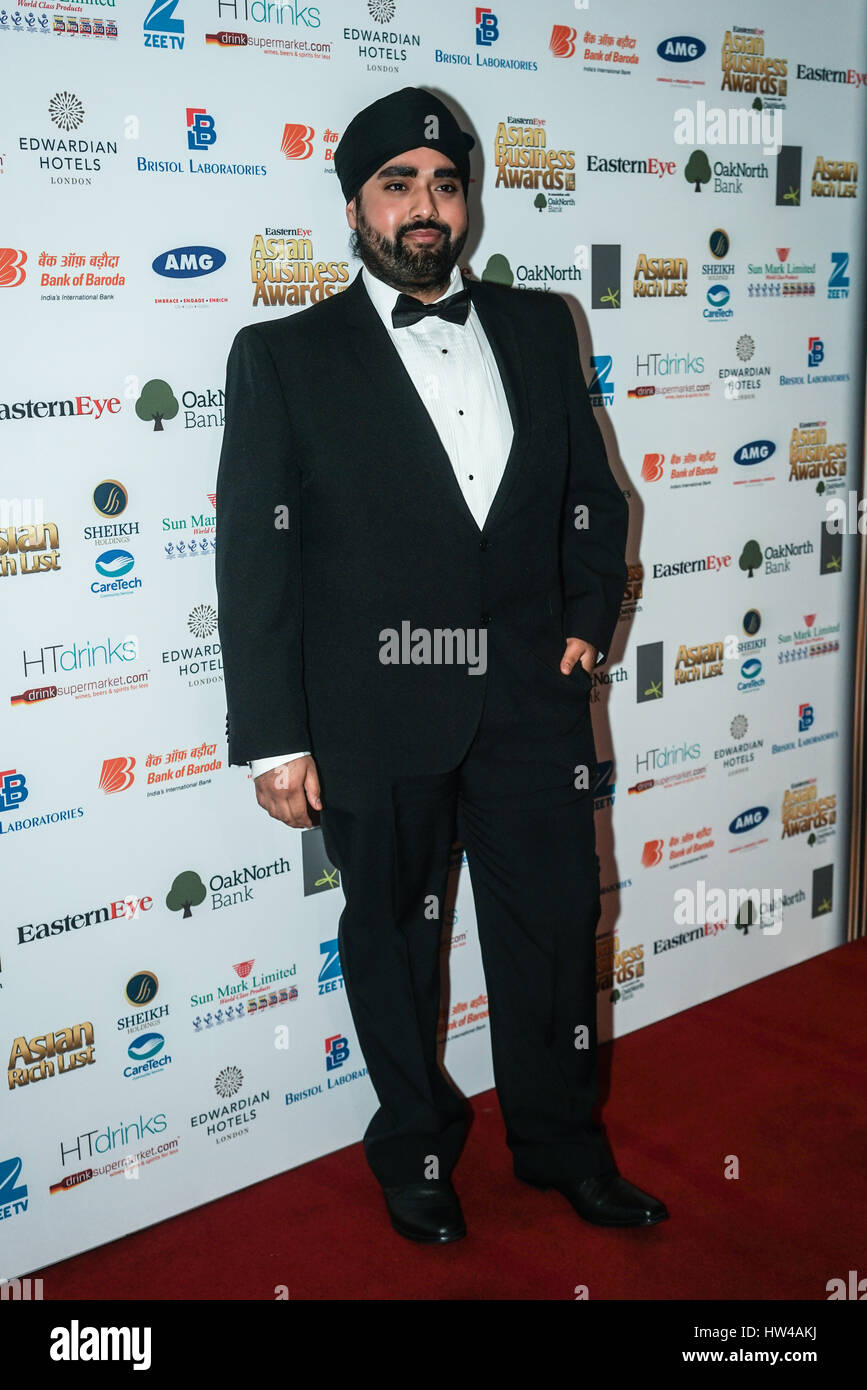 London, UK. 17th March, 2017. Rav Bansal - Great British Bake Off ...