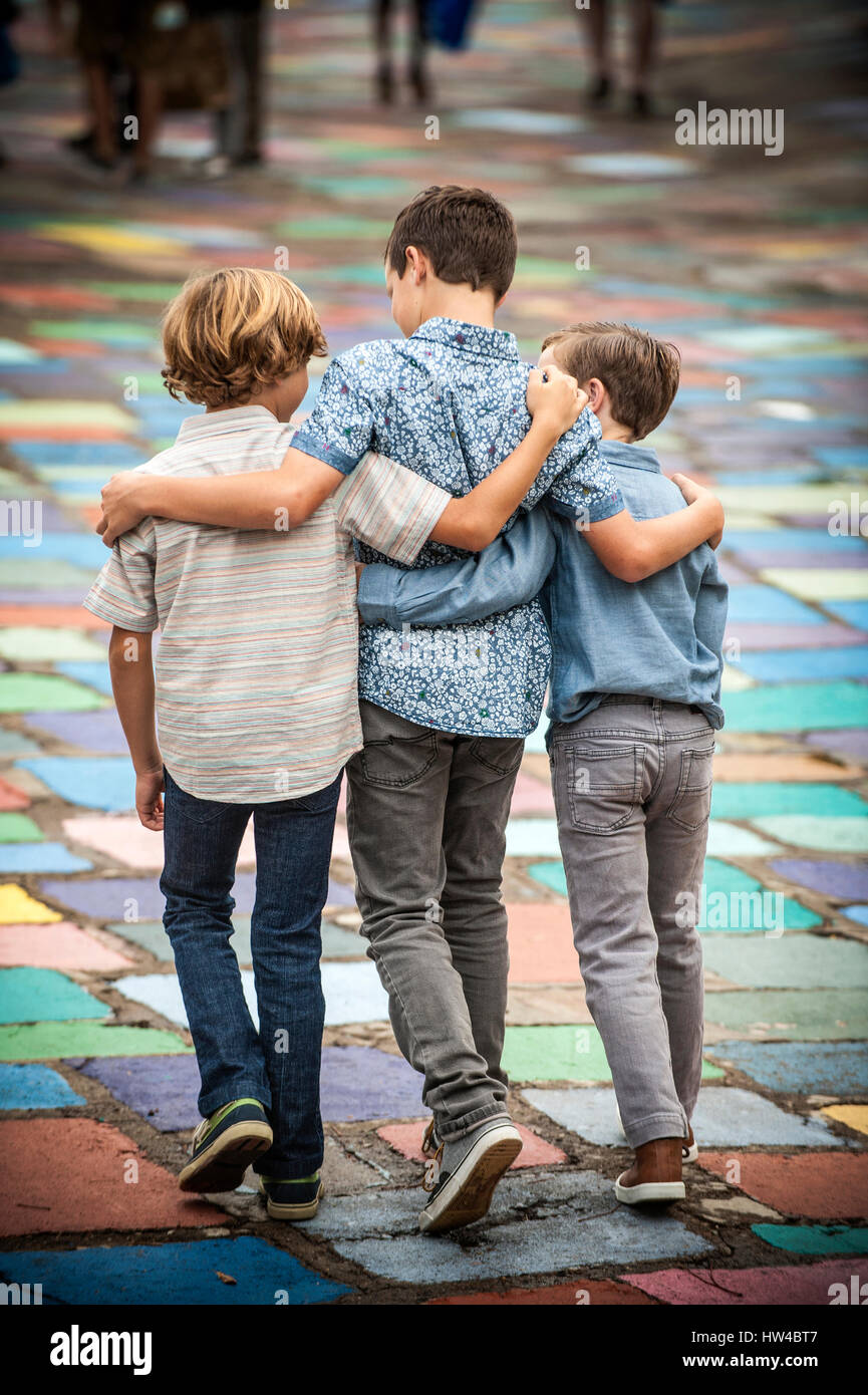 Grown Brothers Hugging