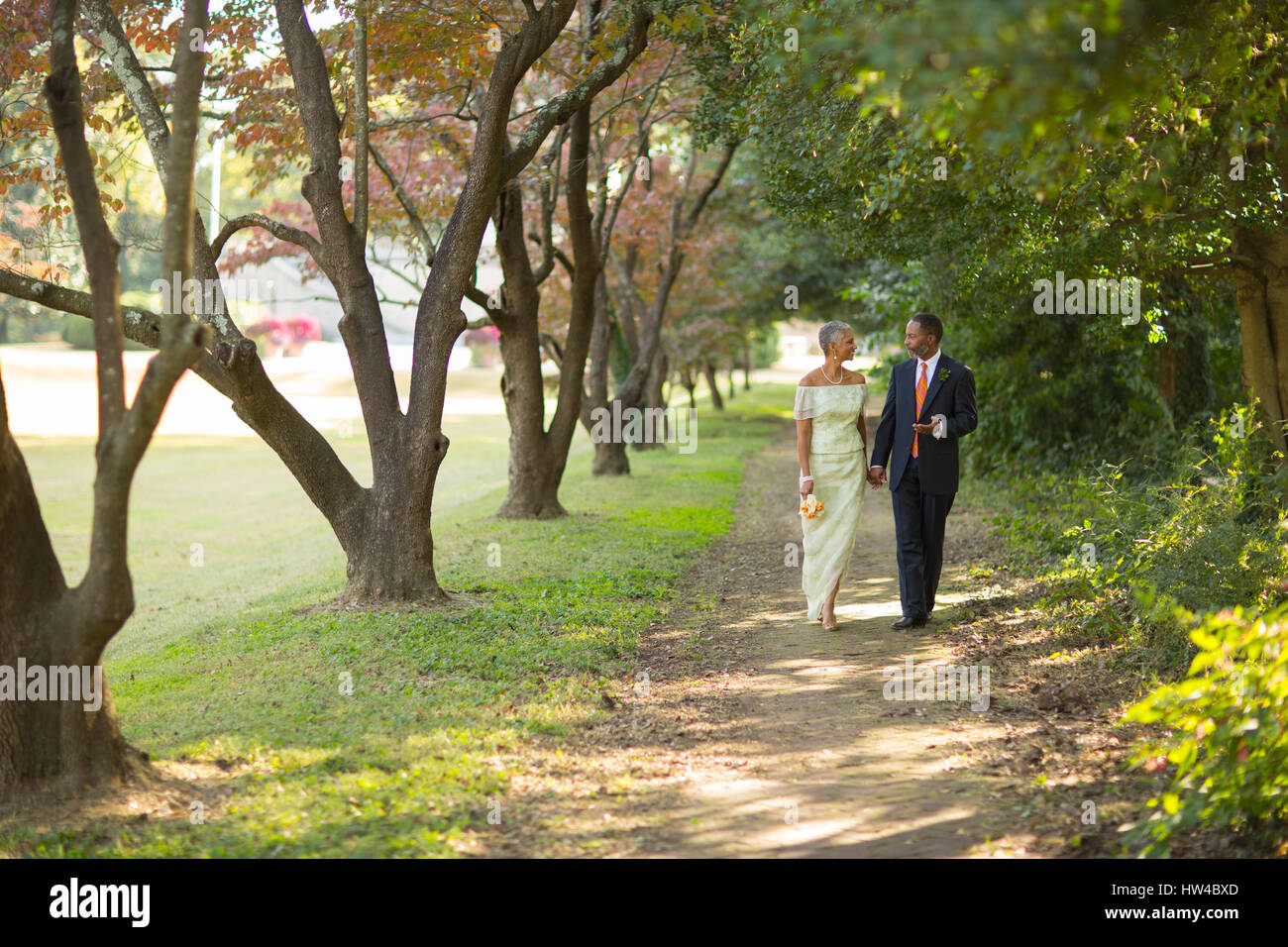 Distant view people on walking hi-res stock photography and images - Alamy