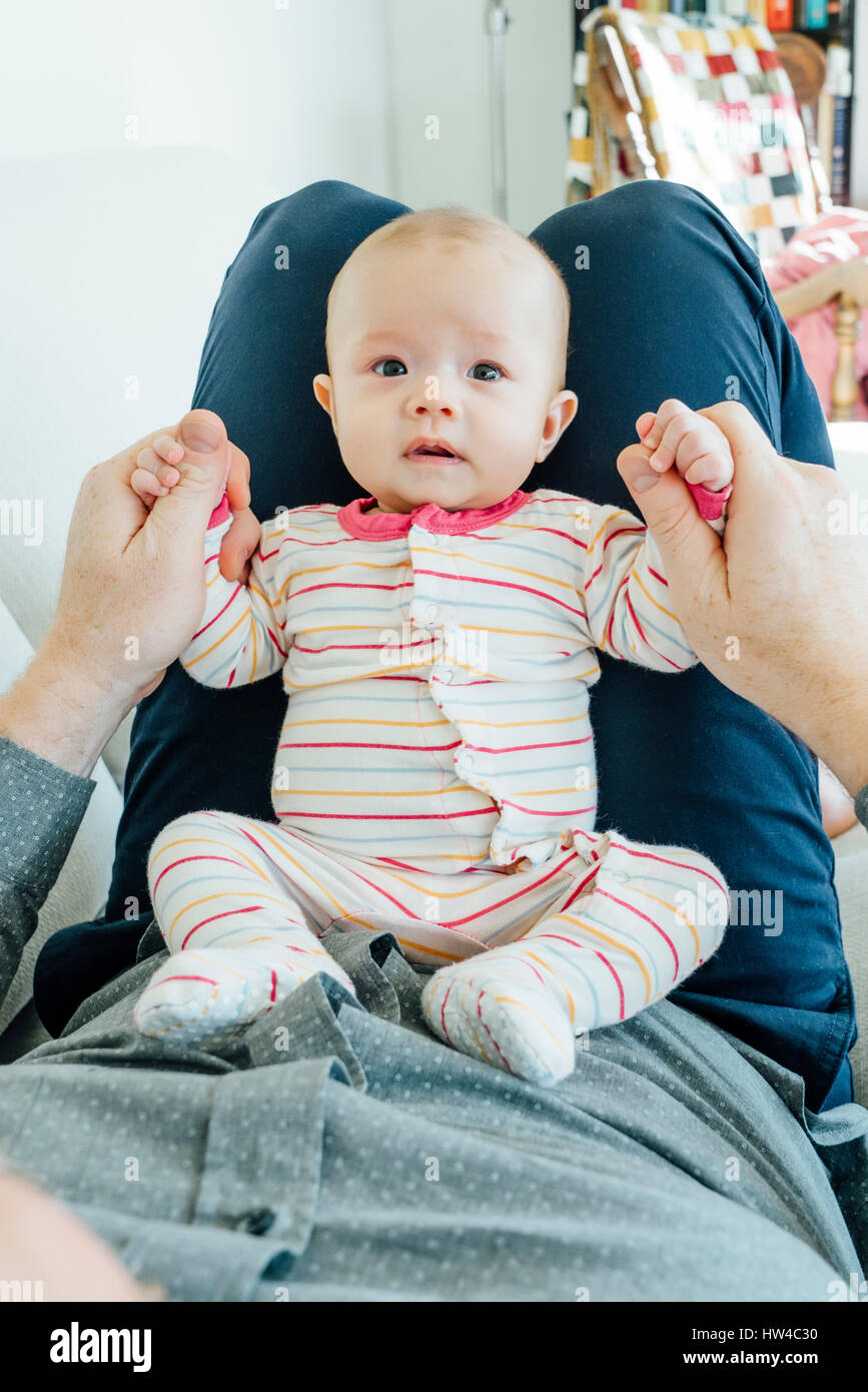 Father baby playing together in hi-res stock photography and images - Alamy