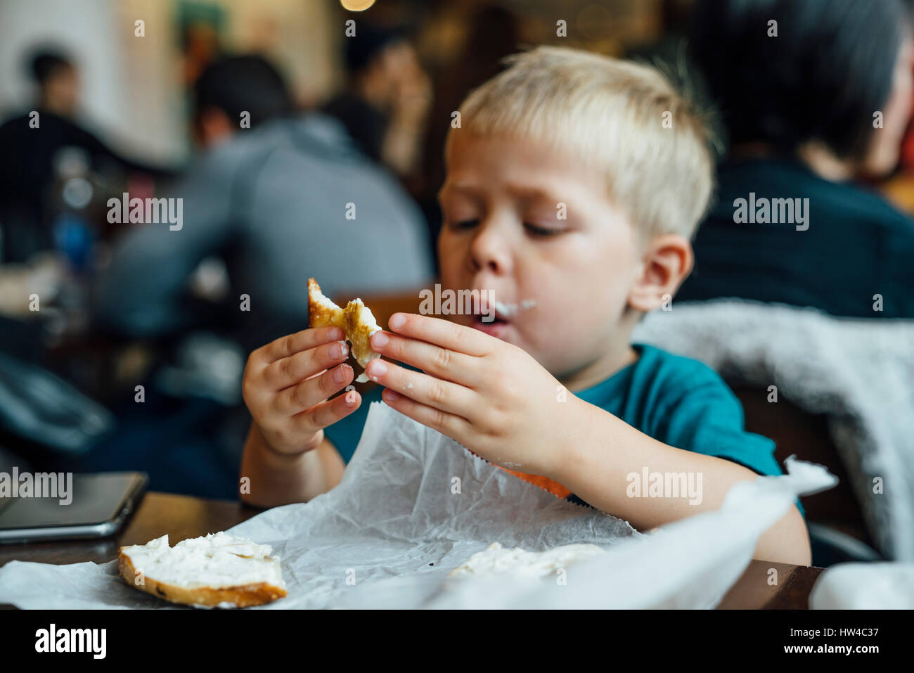 Boy with messy hair hi-res stock photography and images - Alamy