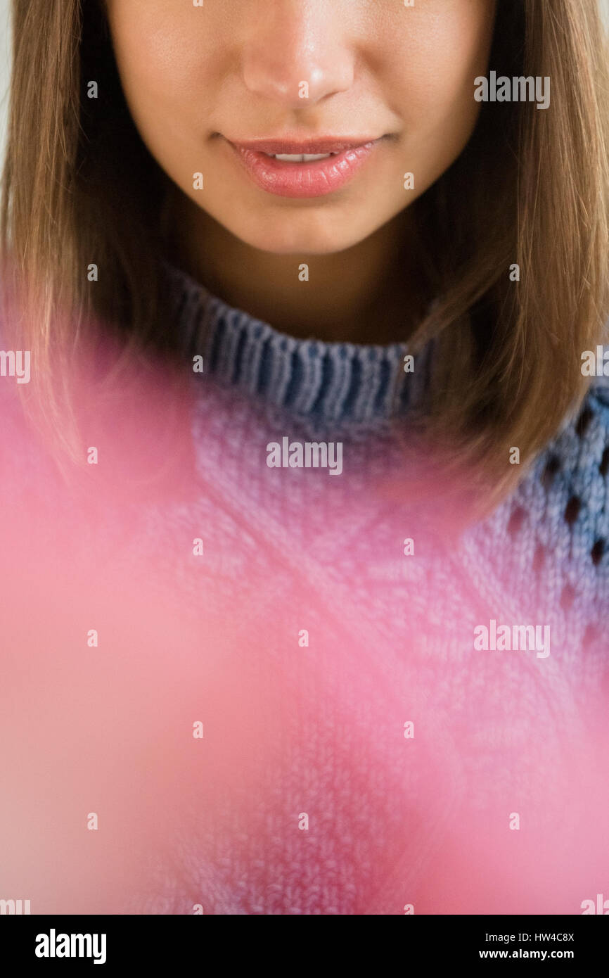 Blue sweater hi-res stock photography and images - Alamy