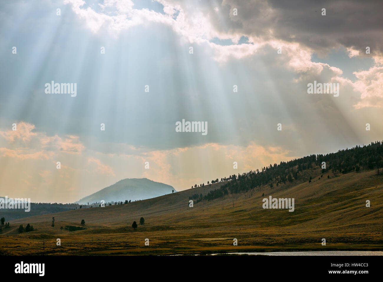 Sunbeams through cloud hi-res stock photography and images - Alamy