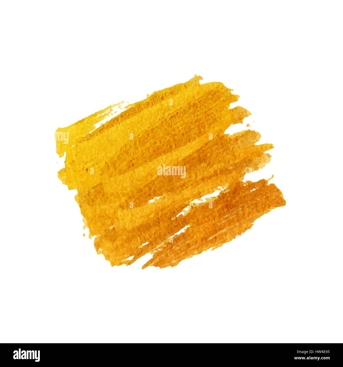 Golden Brush stroke. Vector golden splash Stock Vector Image & Art - Alamy