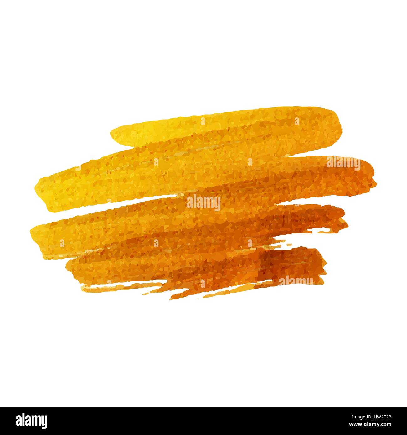 Golden Brush stroke. Vector golden splash Stock Vector Image & Art - Alamy