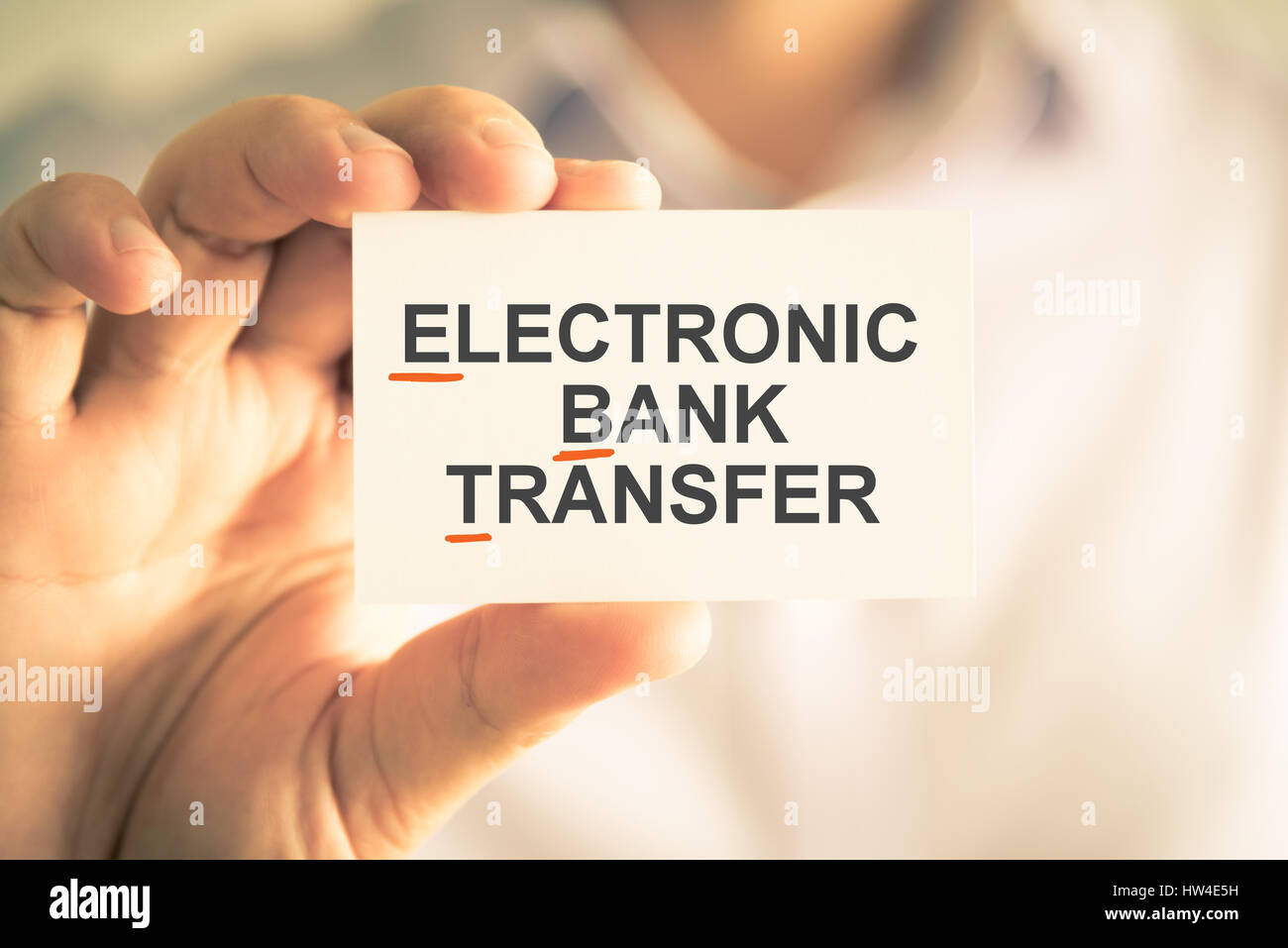 Electronic bank transfer hi-res stock photography and images - Alamy