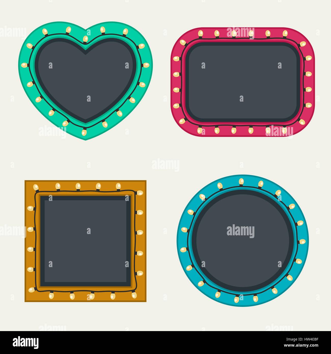 Empty light bulbs bulb Stock Vector Images - Alamy