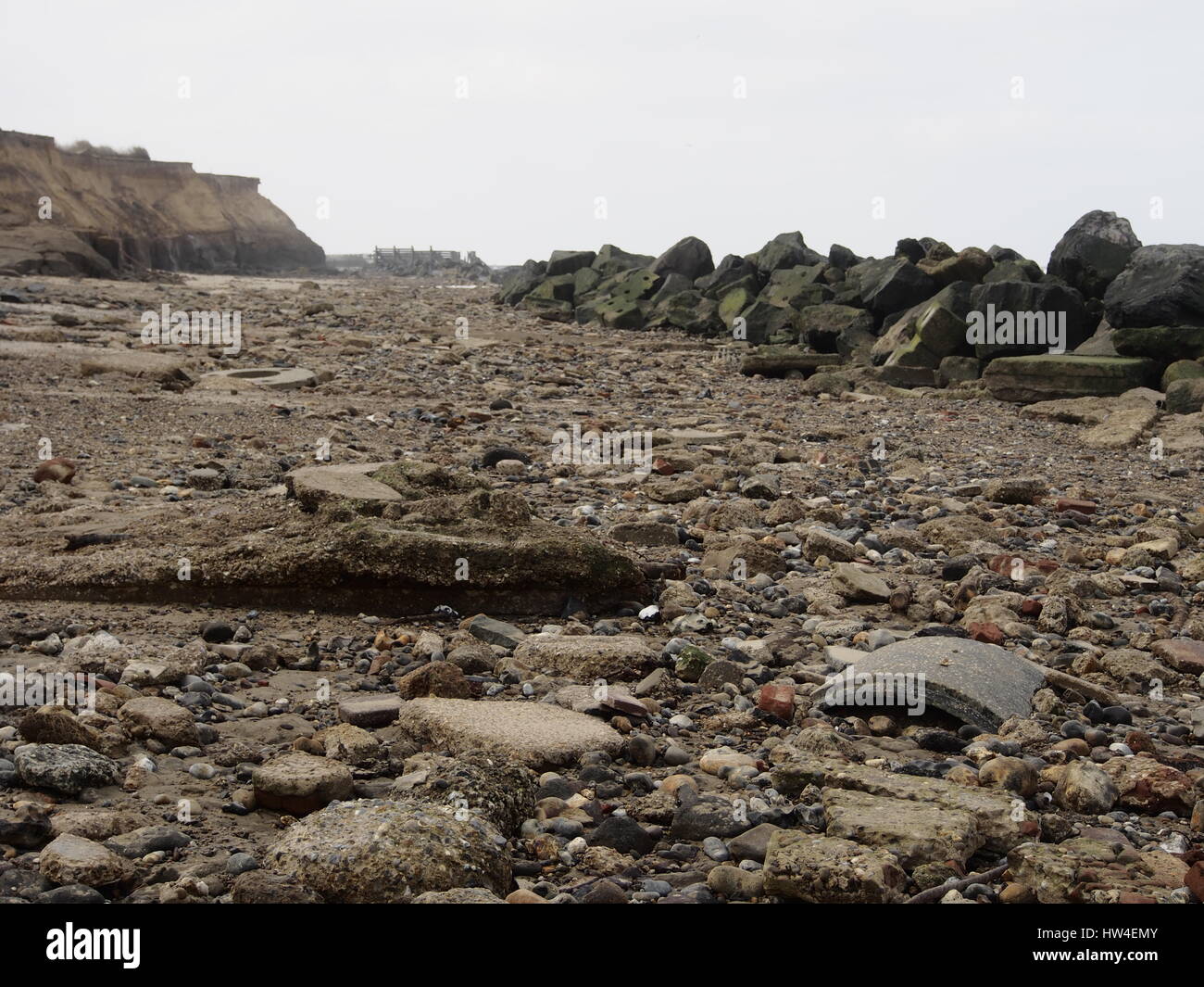 Rock armour beach hi-res stock photography and images - Alamy
