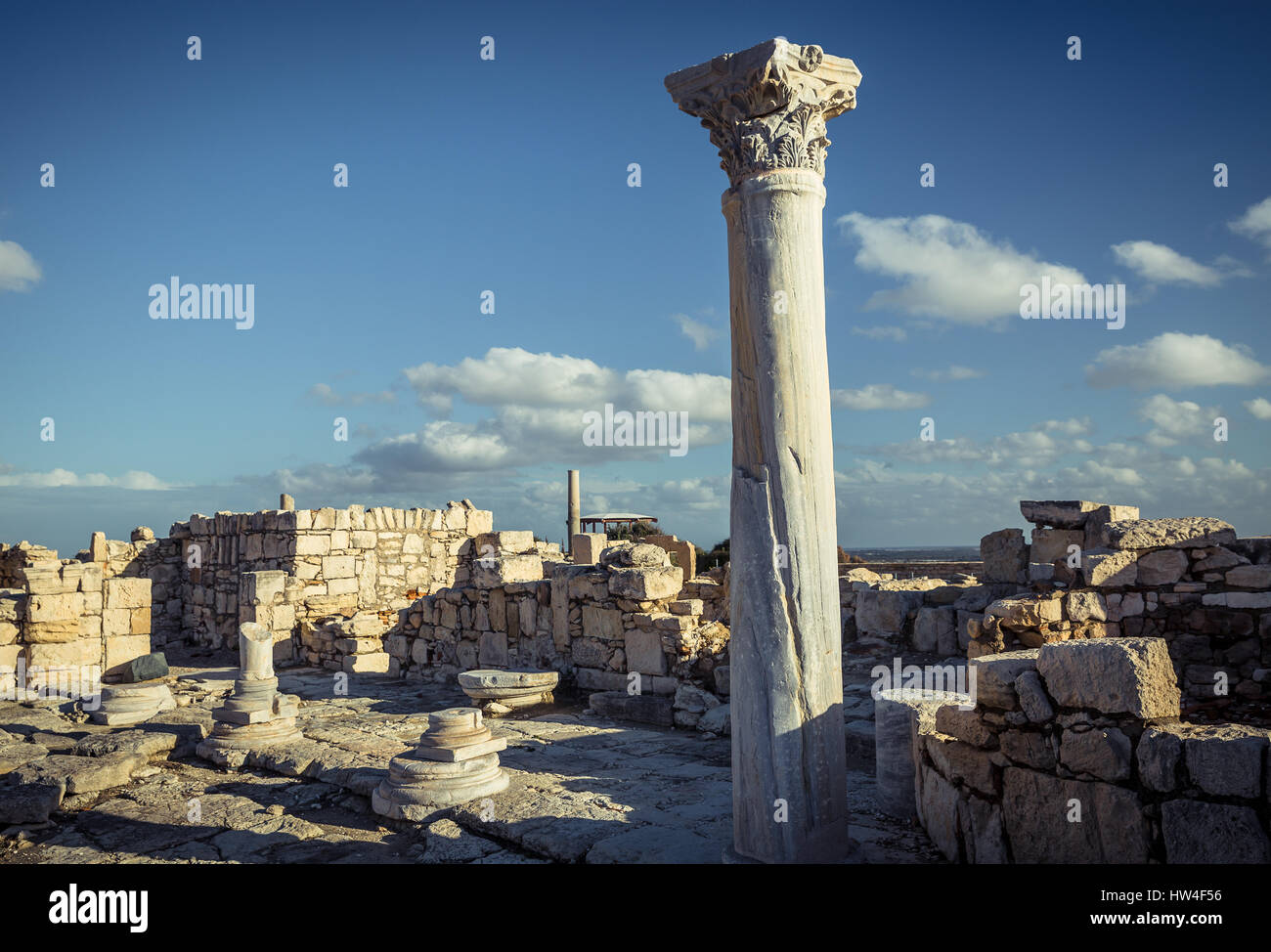 Ruins of ancient Kourion Stock Photo - Alamy