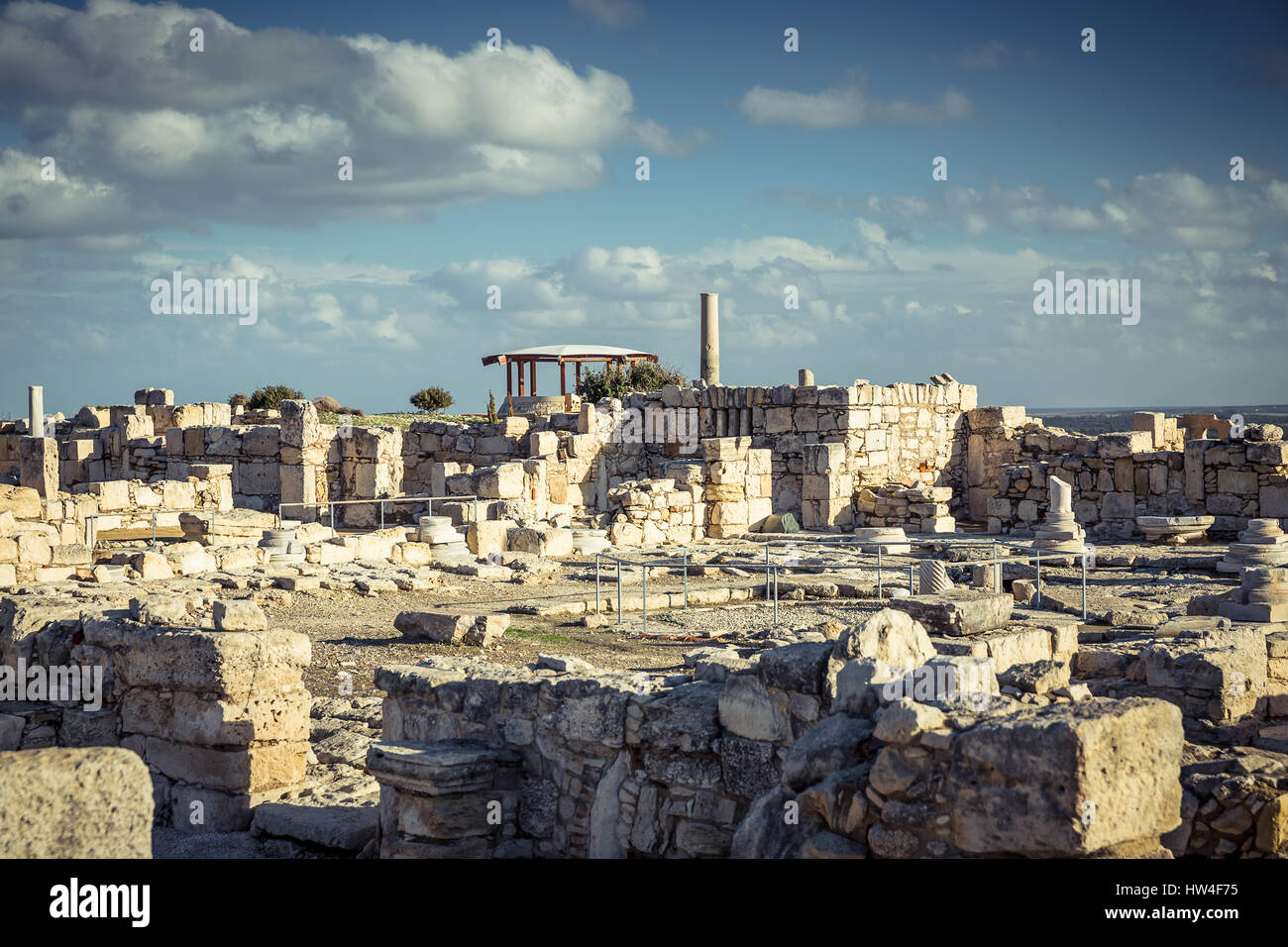 Ruins of ancient Kourion Stock Photo - Alamy