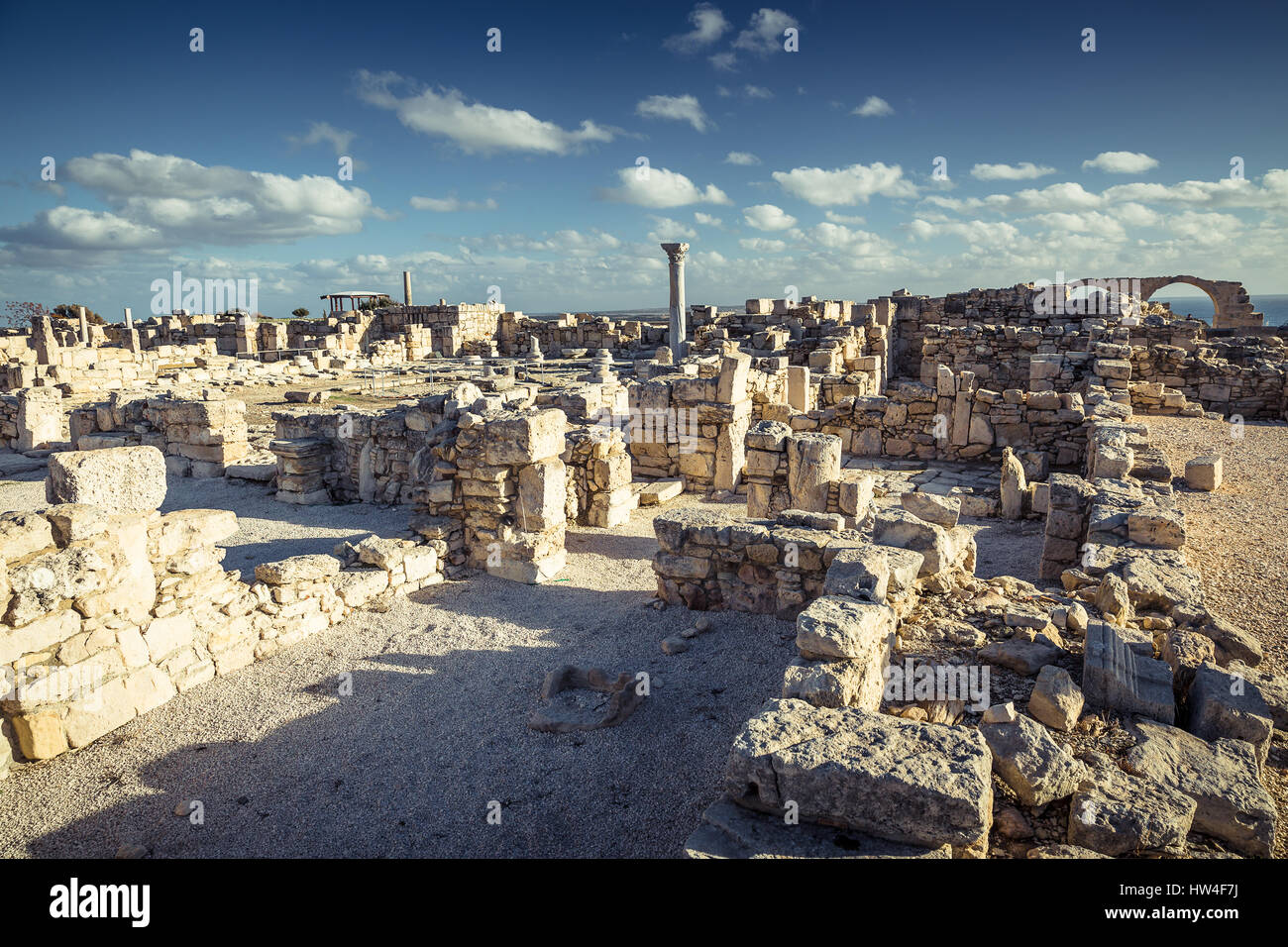 Ruins of ancient Kourion Stock Photo - Alamy