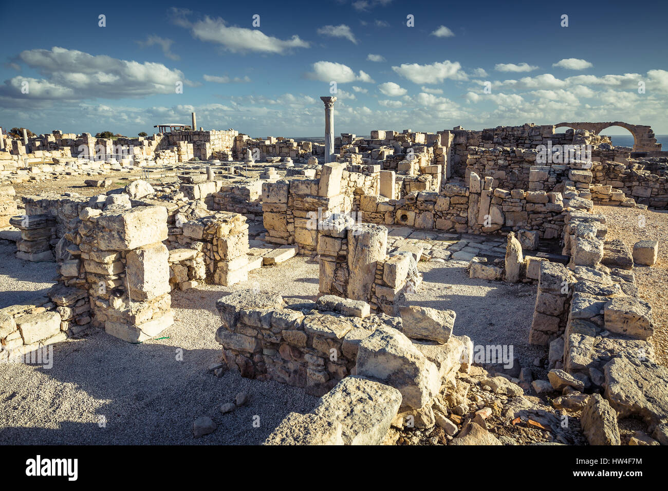 Ruins of ancient Kourion Stock Photo - Alamy
