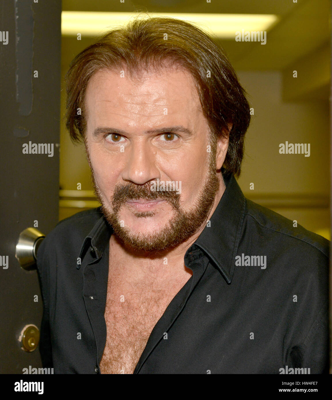 Joaquín Galán, of Pimpinela, backstage at the James L. Knight Center in ...