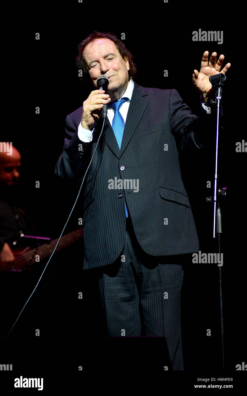 Dyango performing live onstage at the James L. Knight Center in Miami ...